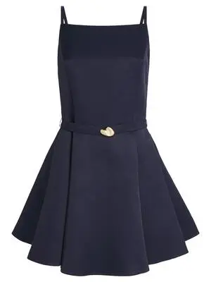 Maje Faille Embellished Mini Dress - Blue