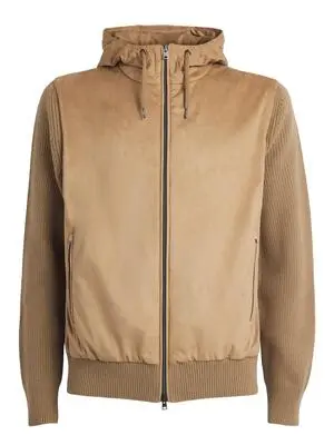 Herno Herno Wool Hybrid Hooded Jacket Beige