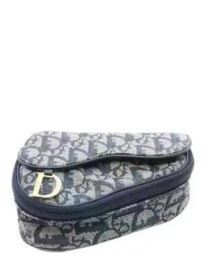 Dior 2010s Trotter Saddle Pouch - Blue