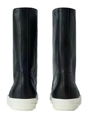 Rick Owens Sneakwaders Round-toe Boots - Black