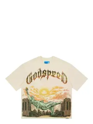 GODSPEED Graphic-print T-shirt - Neutrals