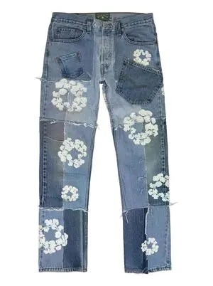 DENIM TEARS Patchwork Jeans - Blue