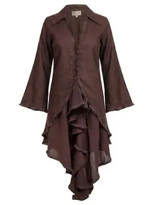 MUDA CLOTHING FZ LLC Espresso Co-ord Set - Brown