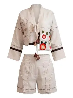 MUDA CLOTHING FZ LLC Neutrals Emily Co-ord Set - Beige