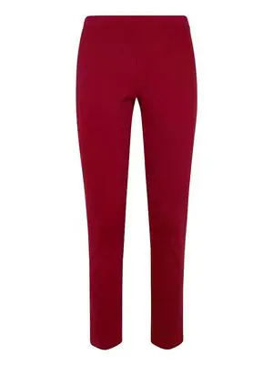 Liviana Conti Elasticated-waistband Slim-fit Trousers - Red