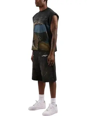 BLDG4 Monument Graphic-print Tank Top - Black