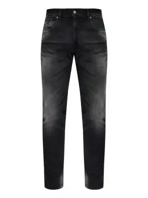 DIESEL® D-strukt Faded-effect Jeans Black