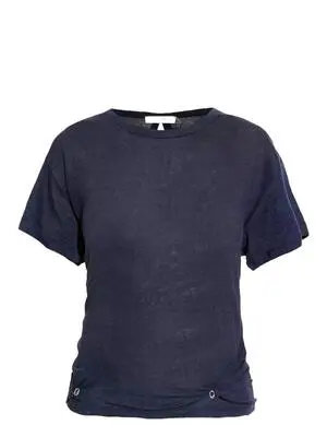 IRO PARIS Wrap-style T-shirt - Blue