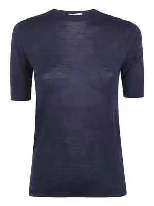 Max Mara Short-sleeve Sweater - Blue