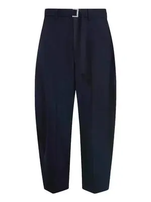 Sacai Belted Tailored Trousers - Blue