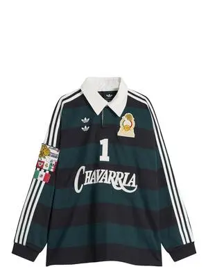 Adidas X Willy Chavarria Rugby Jersey - Black/aurora Ivy