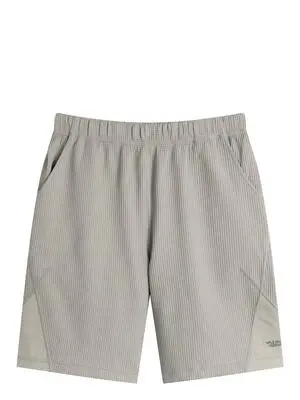 PURPLE MOUNTAIN OBSERVATORY Waffle Textured Shorts - Concrete