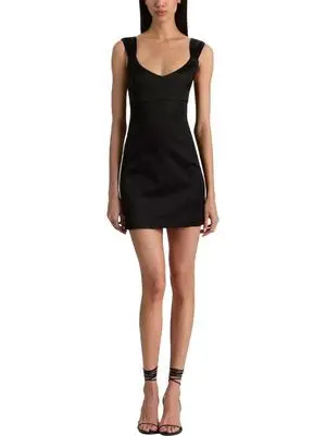 Alice + Olivia Renee Mini Dress - Black