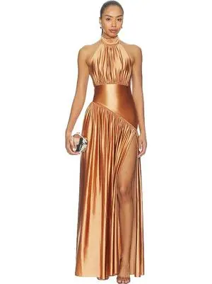 Delfi Laurel Dress In . Also - Rust