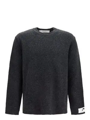 GOLDEN GOOSE Journey Merino Wool Sweater - Grey