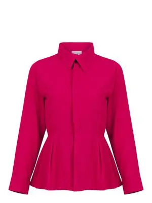 MARY DICKOW Ida Blouse Pink - Red