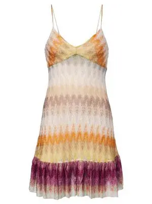 Missoni Tiered Minidress - Multicoloured