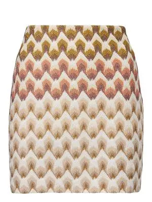 Missoni Lame Miniskirt - Multicoloured