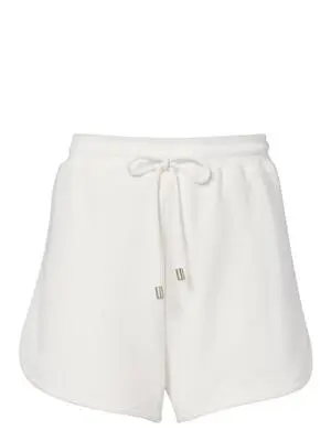 NORBA Julia Cotton Shorts In Ivory - White