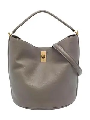 Celine 2021 Supple Grained Calfskin 16 Bucket Bag - Brown