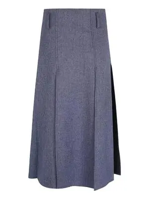 DRHOPE Pleated Skirt - Grey