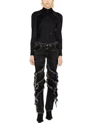 Dsquared2 Western Logo-plaque Shirt - Black