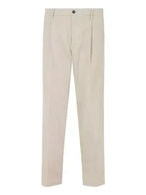 DEPARTMENT 5 Pleated Straight-leg Trousers - Neutrals