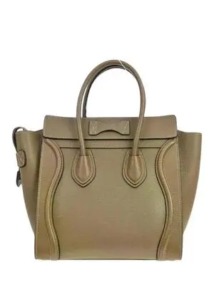 Celine 2022 Luggage Micro Tote Bag - Brown