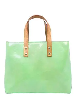 LOUIS VUITTON 2004 Monogram Vernis Reade Pm Handbag Green
