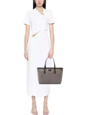 Gucci 2016-2026 Medium Gg Supreme Tote Bag - Neutrals