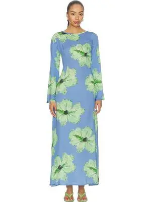 THE WOLF GANG Leona Maxi Dress In . Also - Multi