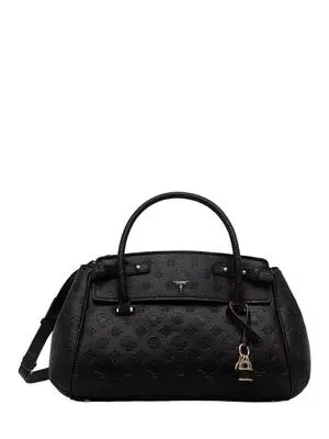 Guess Logo-embossed Tote Bag - Black