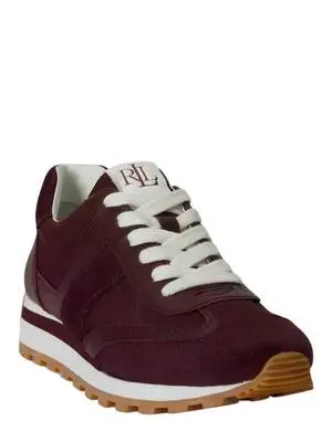 Ralph Lauren Dani Color-blocked Sneakers - Red