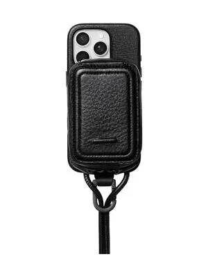 OBJCTS.IO Grainy-effect Shoulder Bag - Black