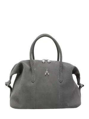 Patrizia Pepe New Business Suede Tote Bag - Grey