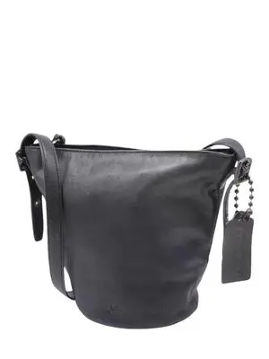 COACH VINTAGE 2010s Bleecker Sport Mini Leather Duffle Bag - Black