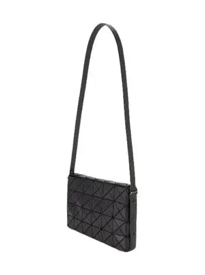 Issey Miyake Oblong Geometric-panel Shoulder Bag - Black