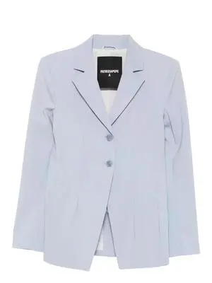 Patrizia Pepe Notched-lapel Blazer - Blue