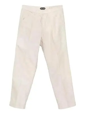 TOM FORD Satin Carpenter Trousers - Neutrals