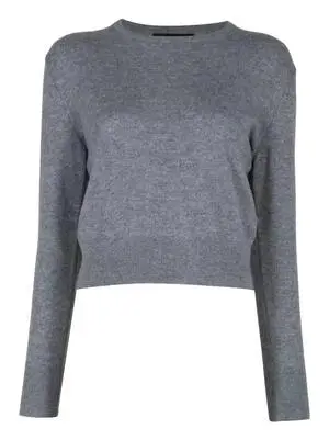 NILI LOTAN Tamra Ribbed Sweater - Grey
