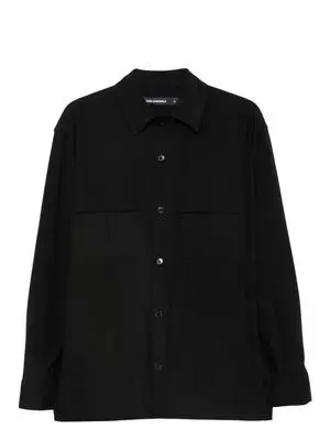 Karl Lagerfeld Chest-pocket Shirt - Black