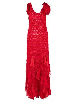 HEIRLOME Juanita Maxi Dress - Red