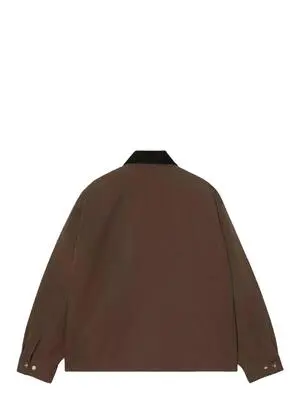 Carhartt Work In Progress Quentin Corduroy-collar Jacket - Brown