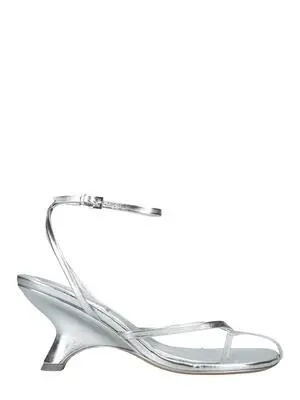 SIMKHAI Simkhai Metallic Leather Kelsey Heeled Sandals