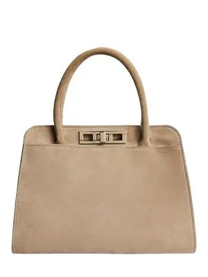 Fabiana Filippi Medium Suede Josephine Top-handle Bag - Green