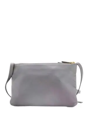 Celine Trio Leather Small Crossbody Bag - Grey
