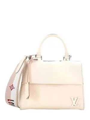 LOUIS VUITTON Cluny Top Handle Bag Epi Leather Mini Satchel - Neutrals