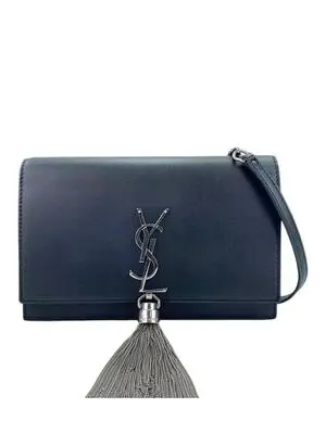 Saint Laurent 2010s Kate Tassel Mini Bag - Black