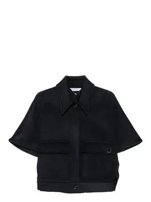 Max Mara Short-sleeve Cape - Blue