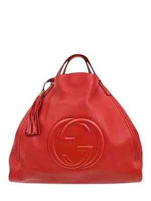Gucci 2010s Soho Tassel Totebag Red
